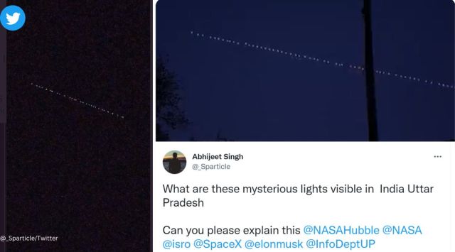 ‘Strange mysterious lights’ seen in night sky in UP. Netizens say they ...