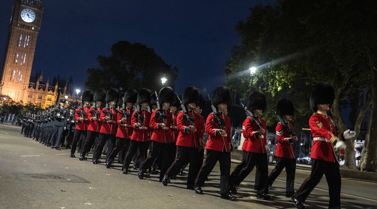 Early morning rehearsals in London ahead of Queen Elizabeth II’s state ...
