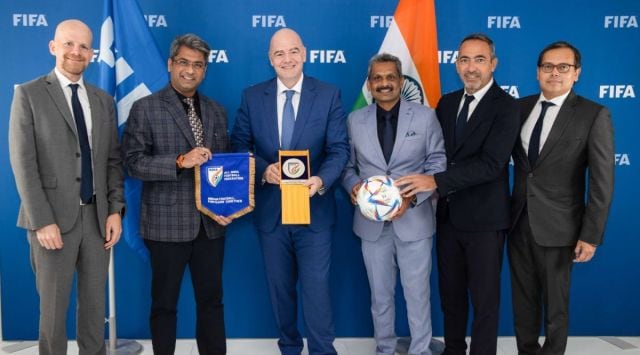 AIFF president, secretary general meet FIFA chief, hold ‘constructive ...
