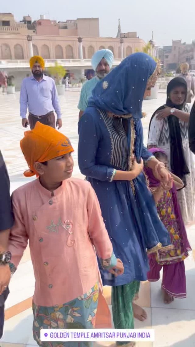 Allu Arjun visits Golden Temple as he celebrate wife Sneha Reddy’s ...
