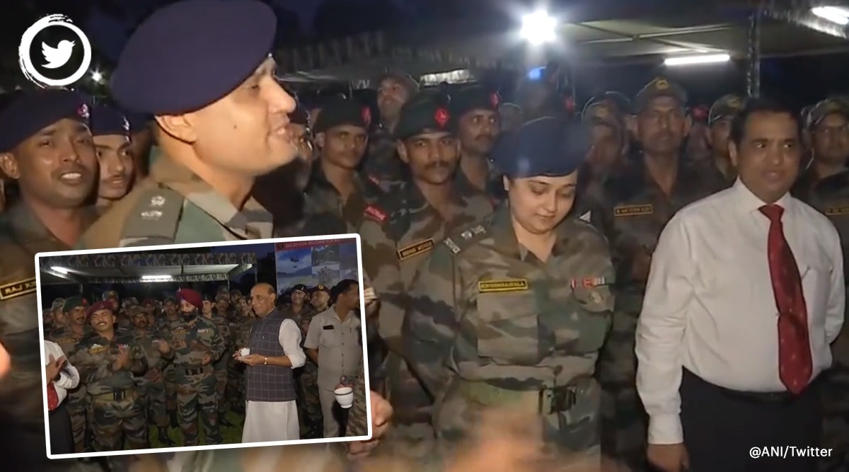 Army soldiers sing ‘Sandese Aate Hain’ for Rajnath Singh at Assam military station. Watch ...