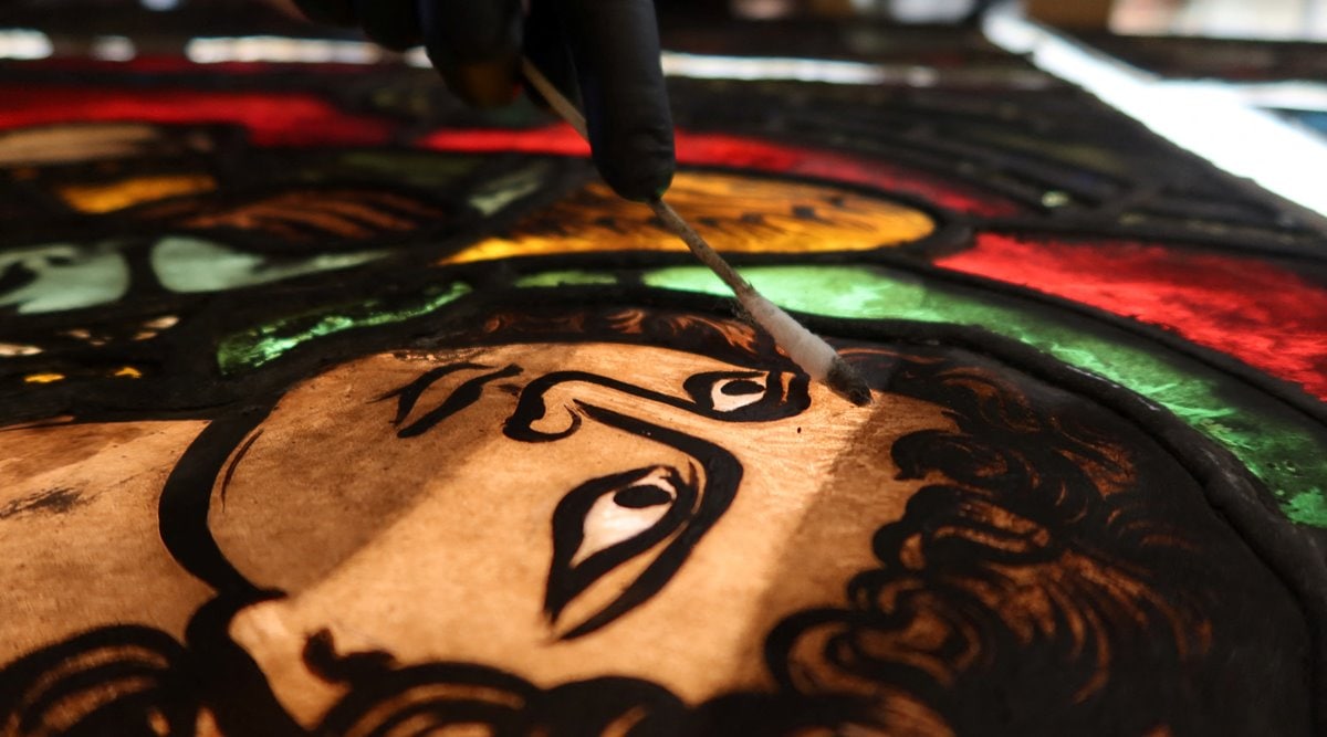 Restoration of Notre-Dame’s smoke-damaged stained glass starts | Life ...