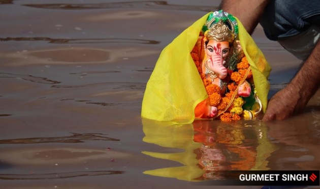 Goodbye, Bappa! Devotees bid adieu to the lord as immersion ceremonies mark the end of Ganesh ...