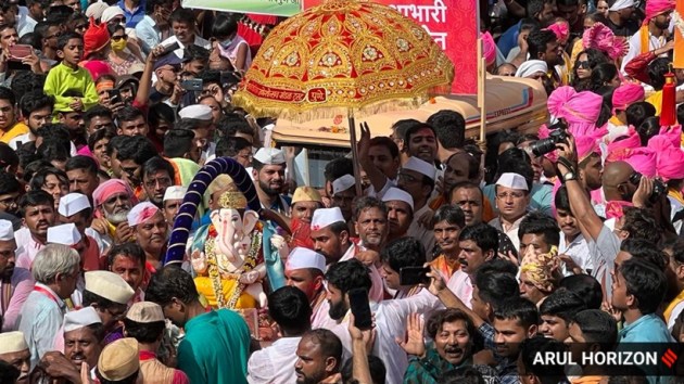 Goodbye, Bappa! Devotees bid adieu to the lord as immersion ceremonies ...