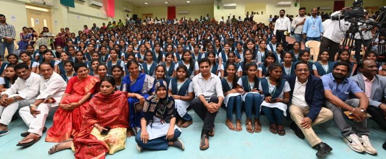 Telangana: KTR promises mini T-Hub, sports auditorium, laptops and ...