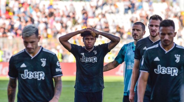 Monza get shock 1-0 win over Juve after Di Maria sees red | Football ...