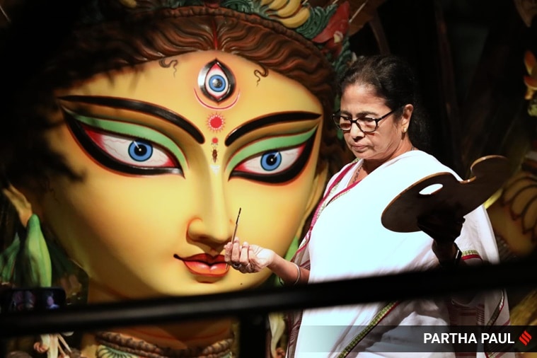 Mamata Banerjee paints Goddess Durga’s eyes; know more about the ...