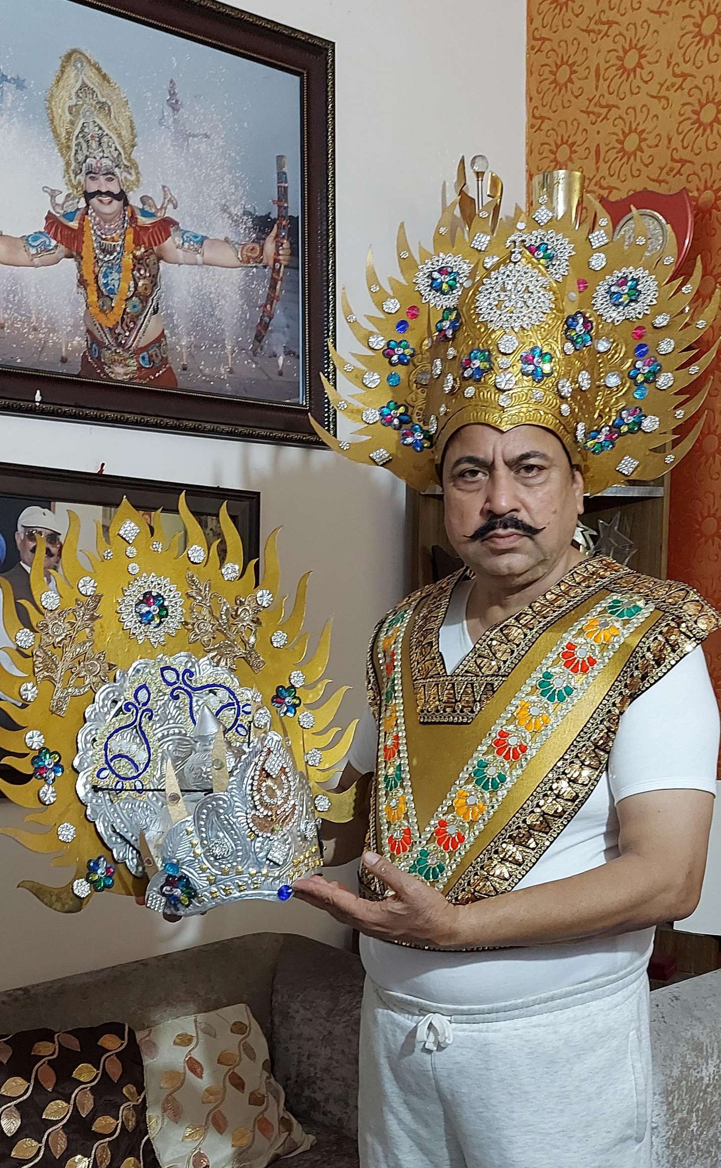Ravana for 40 years gets a costume makeover | Chandigarh News - The ...