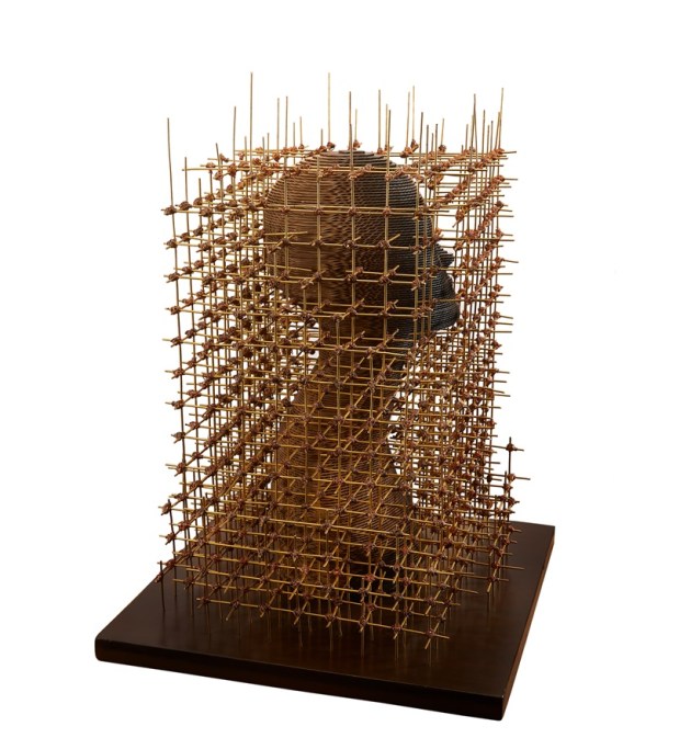 Artist uses ‘discarded corrugated boxes, delivery cartons’ to create ...