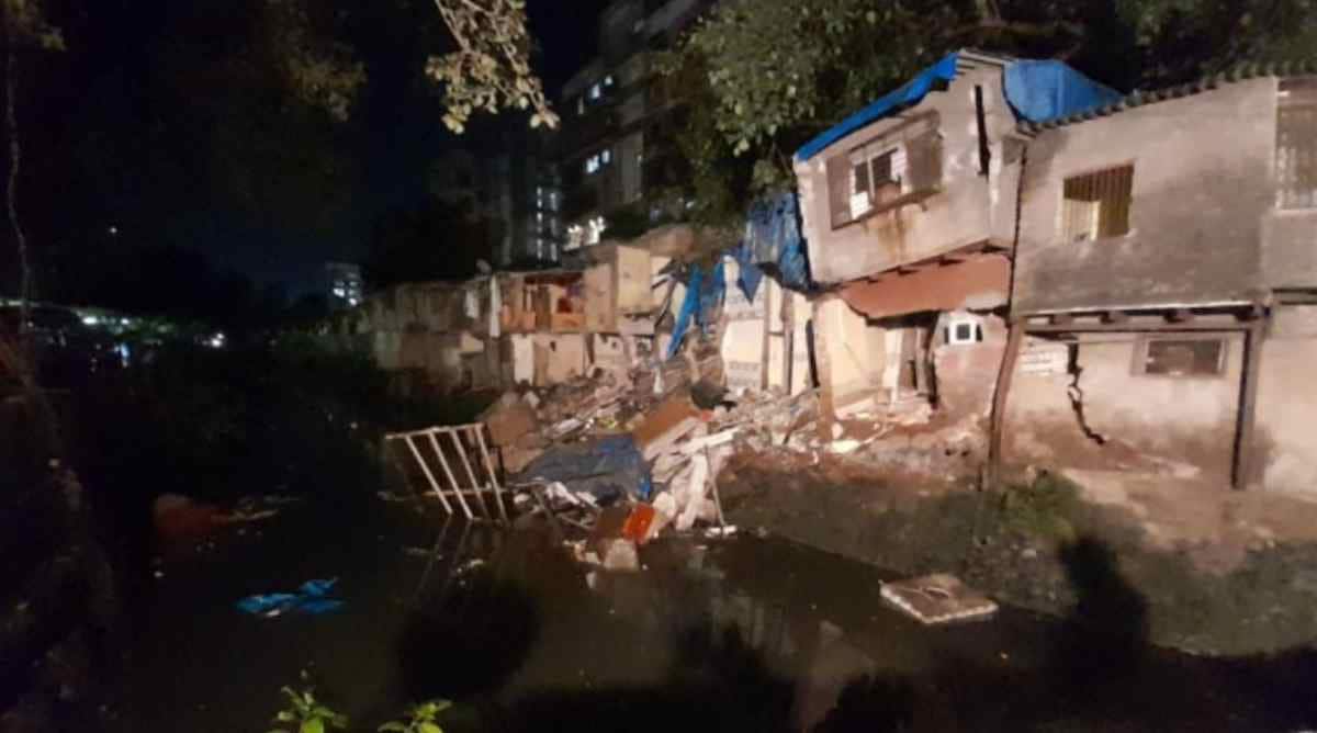 BMC demolishes 24 hutments on Vile Parle nullah after cave-in | Mumbai ...