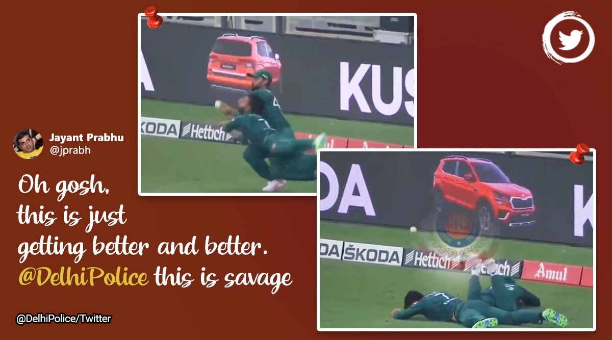 Delhi Police pokes fun at Pakistan cricket team in tweet about road ...