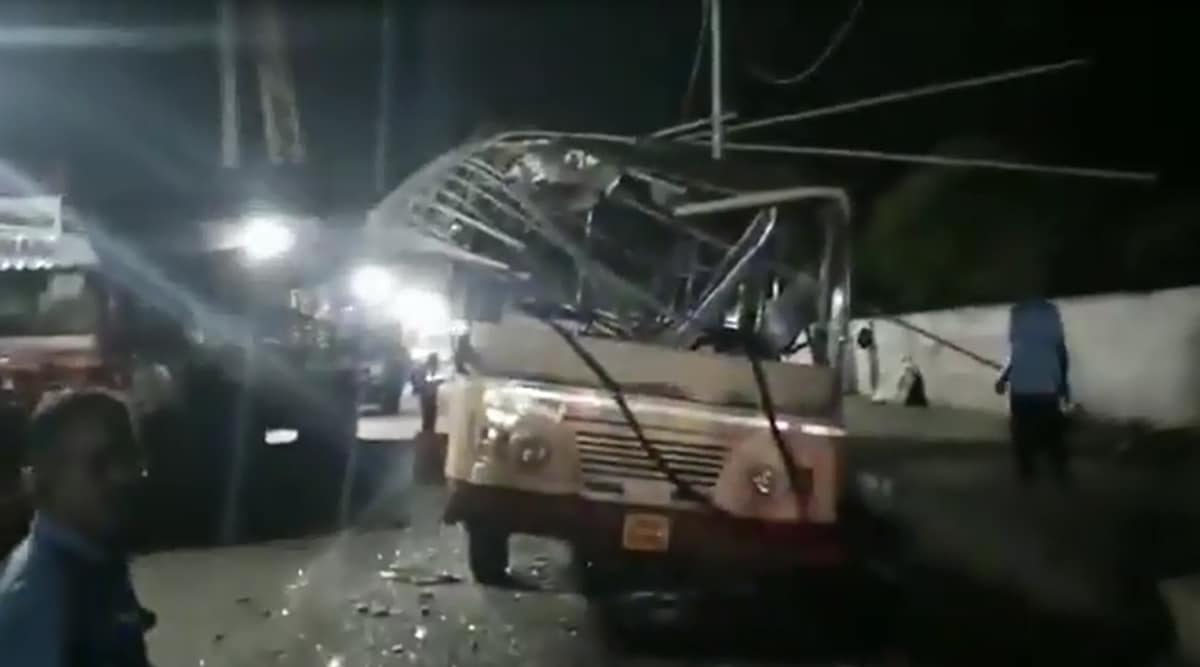 Chennai News Highlights: Crane lifting iron rods topples at metro site ...