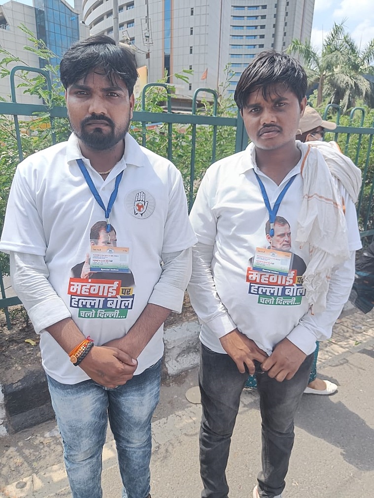 Rahul Gandhi turns poster boy: Congress rally against inflation in ...