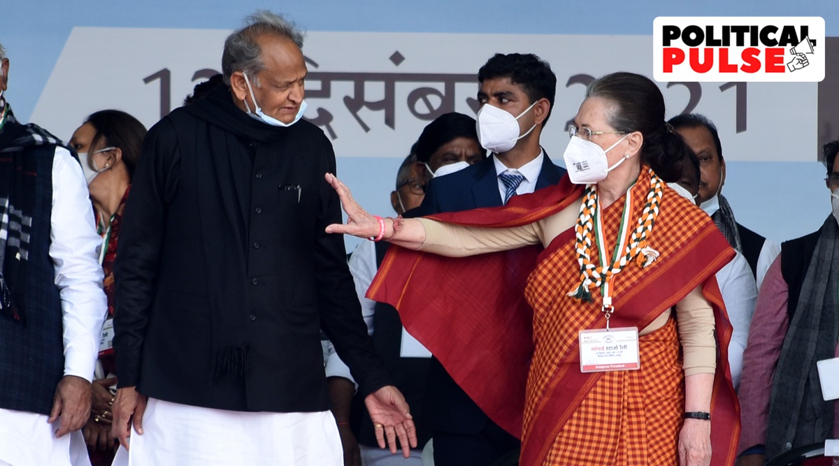 When Ashok Gehlot called on Sonia Gandhi: Notes for a meeting ...