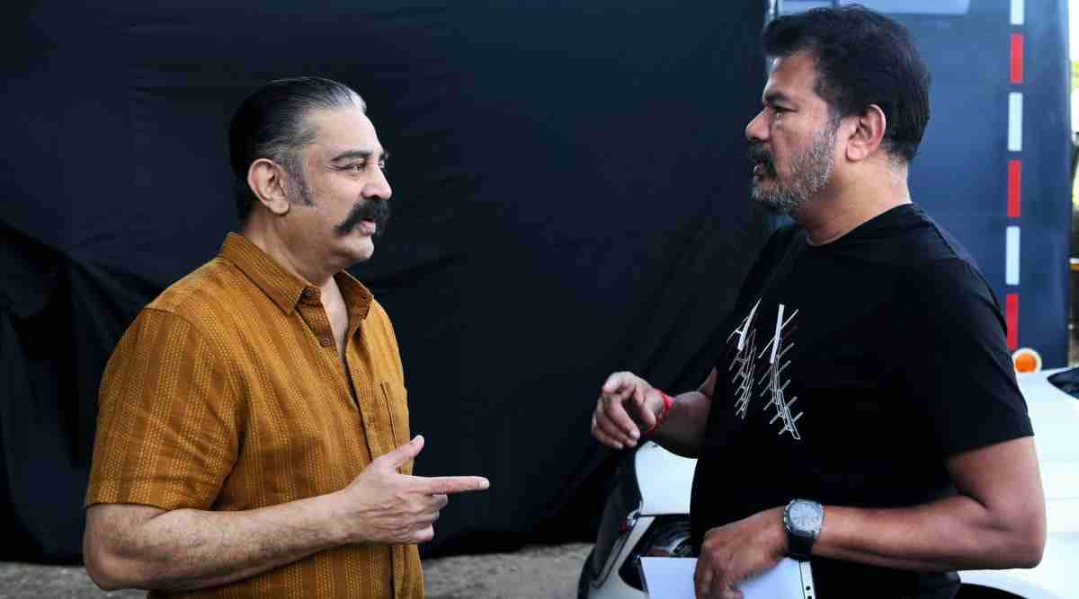 Shankar welcomes Kamal Haasan to Indian 2 sets. See video | Tamil News ...