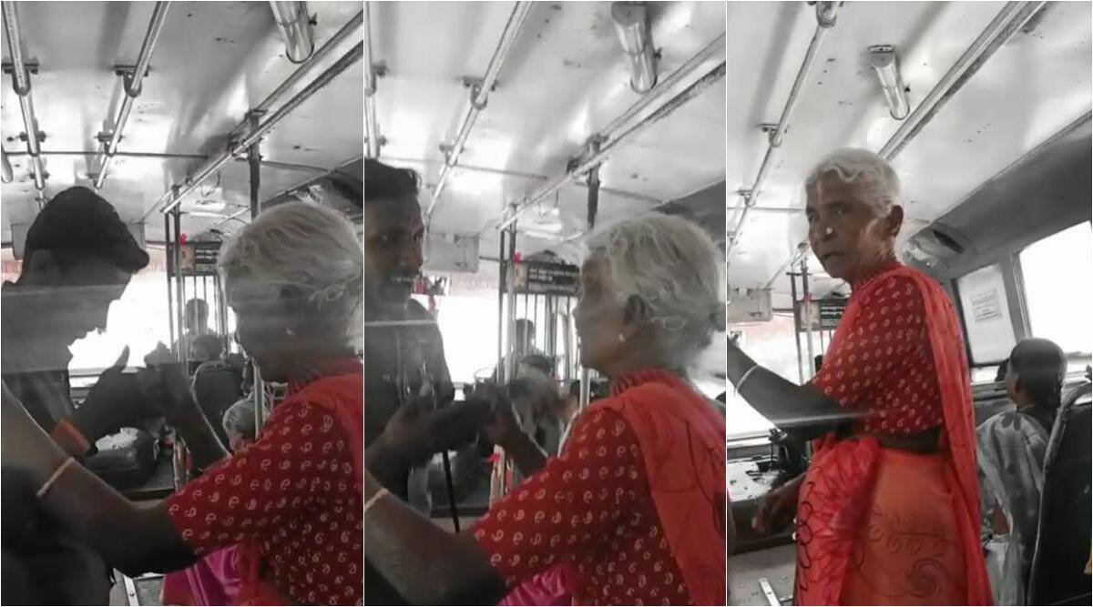 Elderly woman refuses to travel free in Tamil Nadu govt bus, video goes ...
