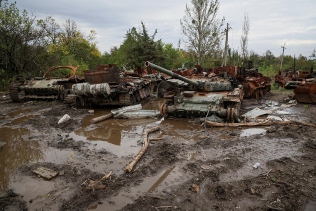 In Pictures: After Russian occupation, traumatised Ukrainian city ...