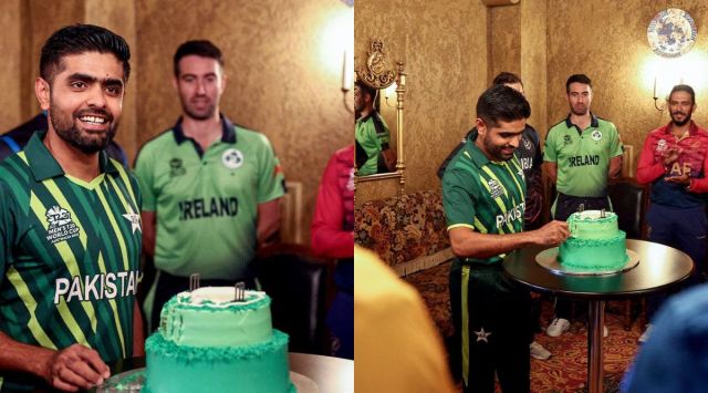 Watch: Team captains celebrate Babar Azam’s 28th birthday | Cricket News - The Indian Express