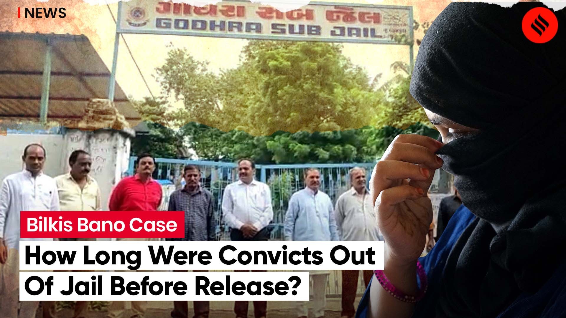 Bilkis bano case convicts were out of jail for over 1000 days each ...
