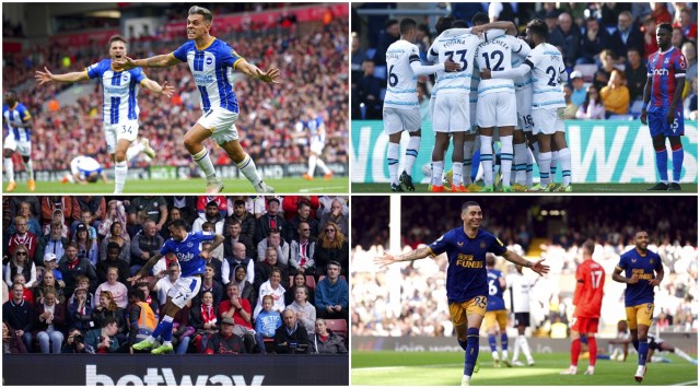 Trossard hat-trick earns Brighton hard-earned draw at Liverpool ...