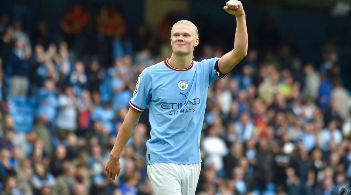 Man City’s Erling Haaland becomes 1st Premier League player to score ...