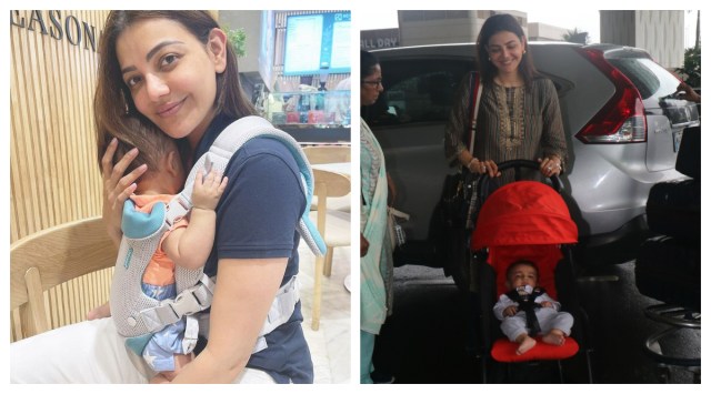 Kajal Aggarwal, husband Gautam Kitchlu reveals son Neil’s face for the ...