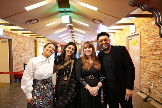 Kapil Sharma, wife Ginni Chatrath joins Zwigato team at Busan ...