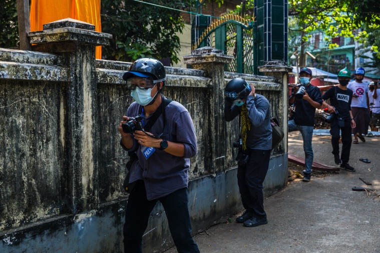 Young, underground reporters ‘fight a gun with a pen’ in Myanmar ...