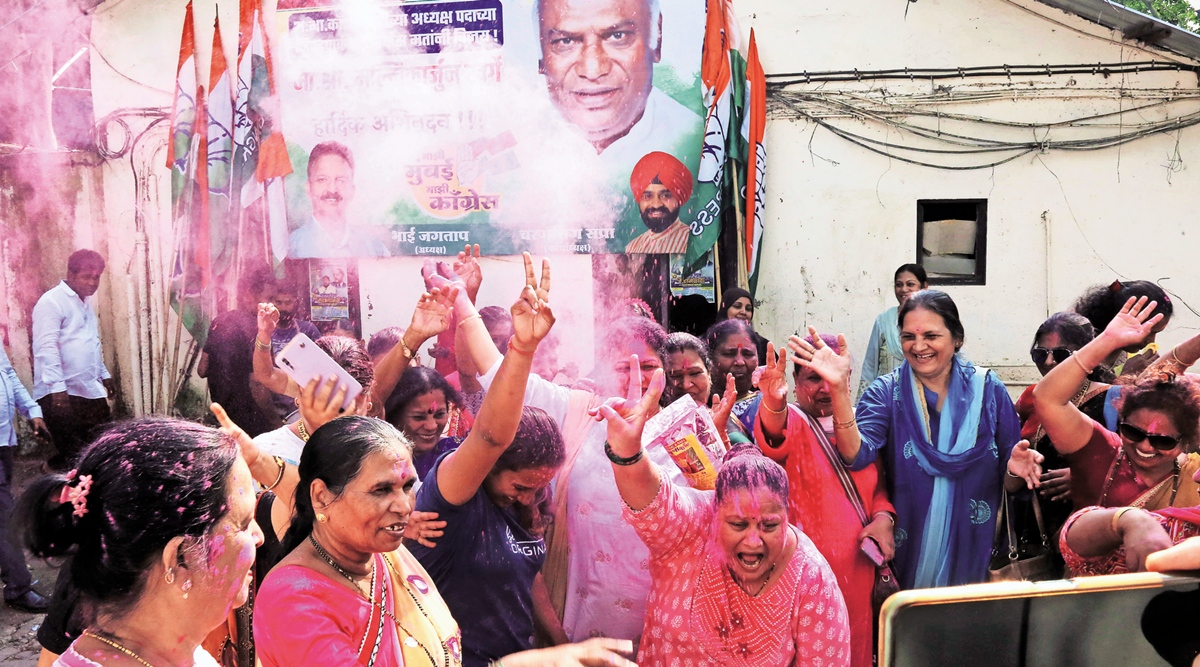Congress president polls: Party will prosper under Kharge, say state ...