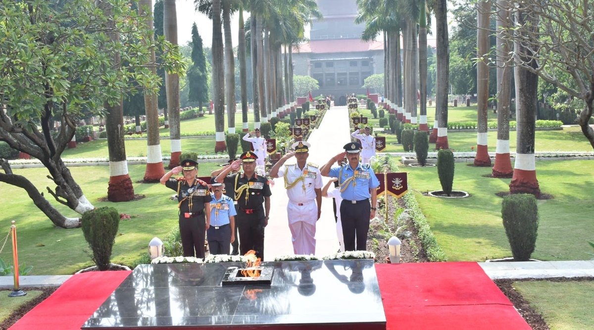 CDS, three service chiefs visit their alma mater NDA in Pune | Pune ...