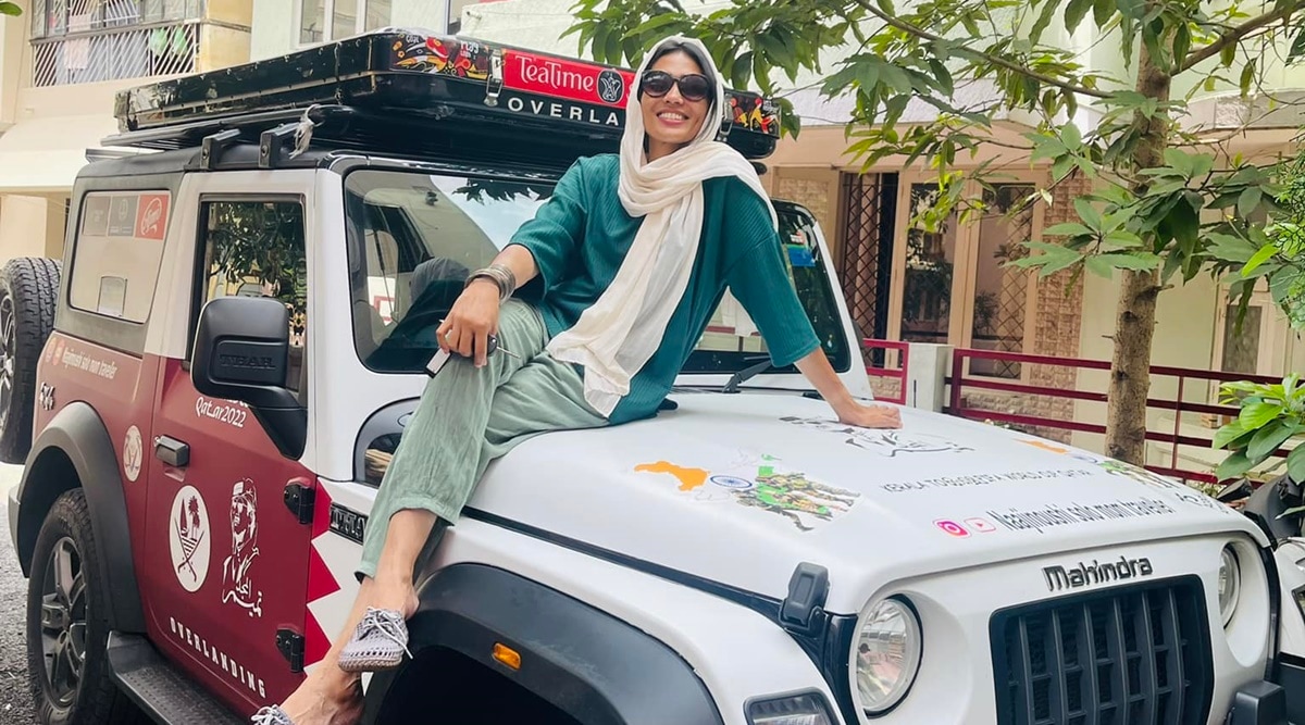 Kerala woman sets out to Qatar on SUV to watch football World Cup ...