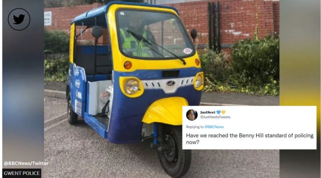 Police in a UK county to use three-wheelers for patrolling. Twitter ...