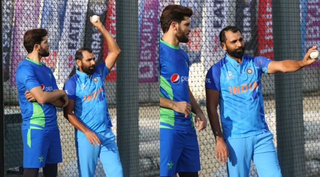 Watch: Mohammed Shami shares tips to Shaheen Shah Afridi on seam ...