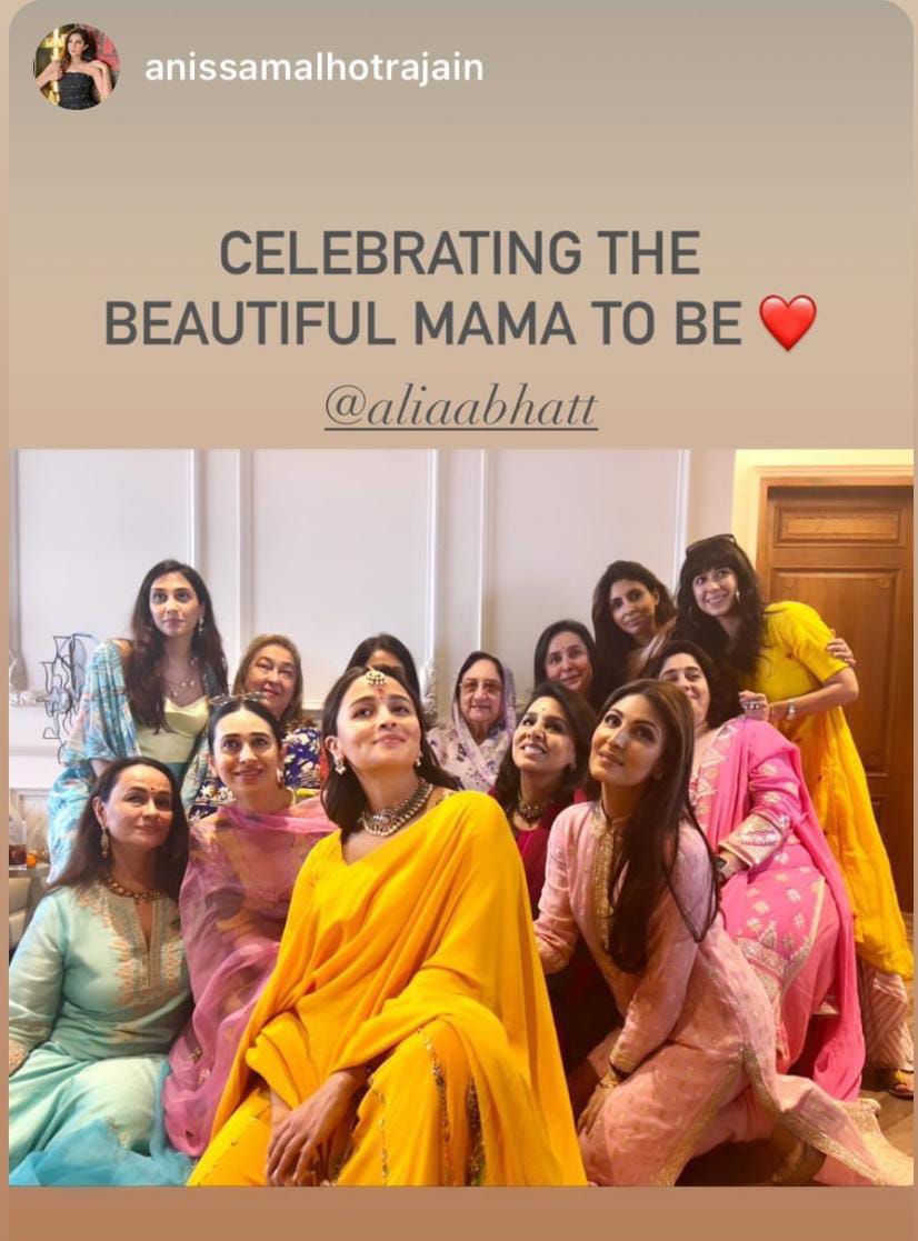 Inside Alia Bhatt’s baby shower: Neetu Kapoor, Karisma Kapoor and ...