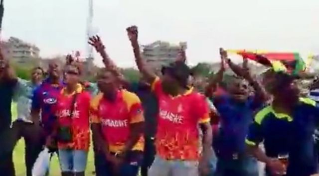 Watch: Zimbabwe fans celebrate after team defeats Pakistan in T20 World ...