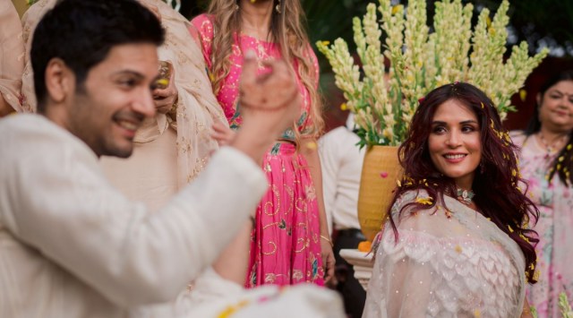 Richa Chadha, Ali Fazal’s candid clicks from sangeet ceremony are all ...