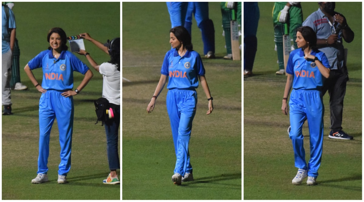 Chakda ‘Xpress: Sweaty Anushka Sharma transforms into Jhulan Goswami as she films India vs Pak ...