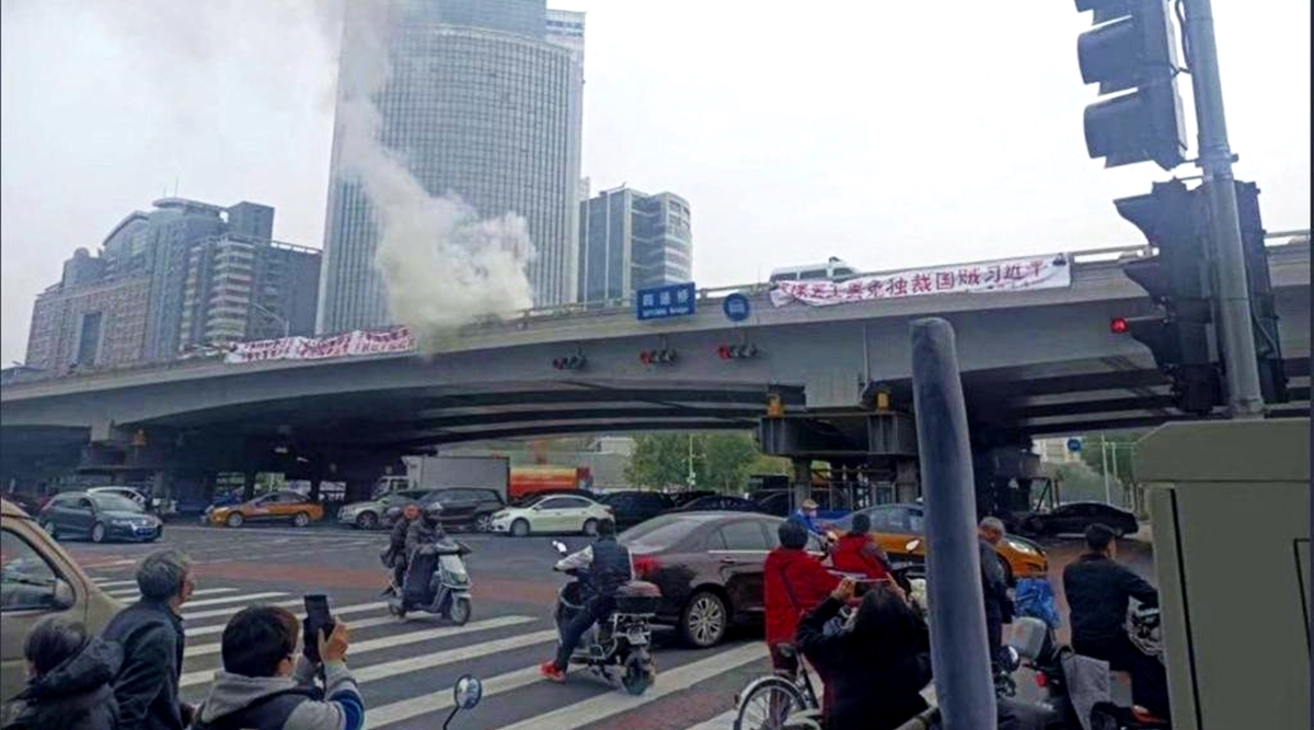 ‘We need food, not Covid tests’: Banner in Beijing shows rare protest ...