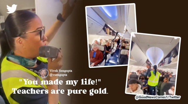 Watch: Flights attendant’s emotional speech after meeting her favourite ...