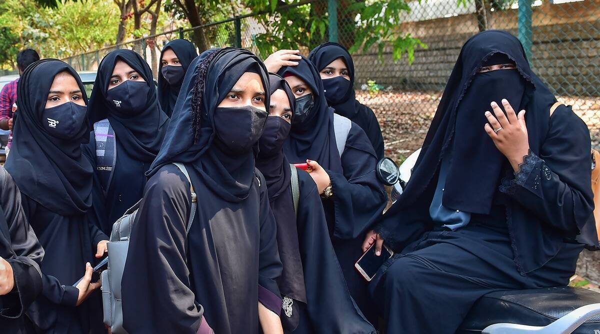 Hijab ban verdict: Protesting girls wait, watch; Karnataka Education ...