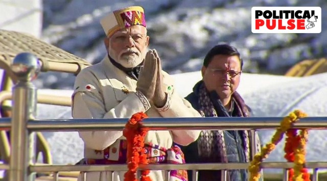 Ahead of Diwali, PM Modi visits Kedarnath, with a touch of poll-bound ...