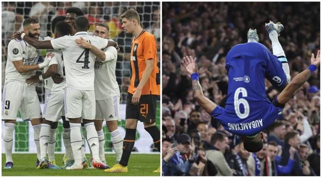 UCL 2022: Real Madrid beat Shakhtar to stay perfect, Chelsea dismantle ...