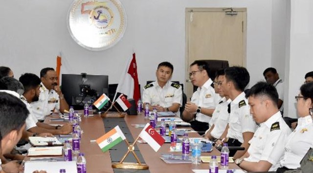 India, Singapore 5-day bilateral naval exercise begins at Visakhapatnam ...