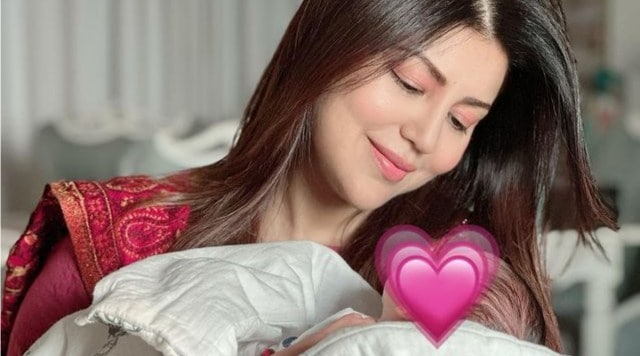 Debina Bonnerjee posts cosy picture with her new baby, shares a poem ...