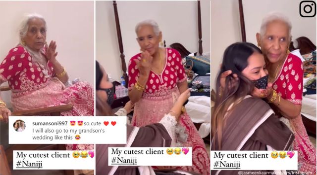 Elderly woman’s cute banter with makeup artist melts hearts. Video goes ...