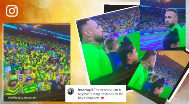 FIFA World Cup: Brazilian captain Neymar steps out with Sikh boy for ...