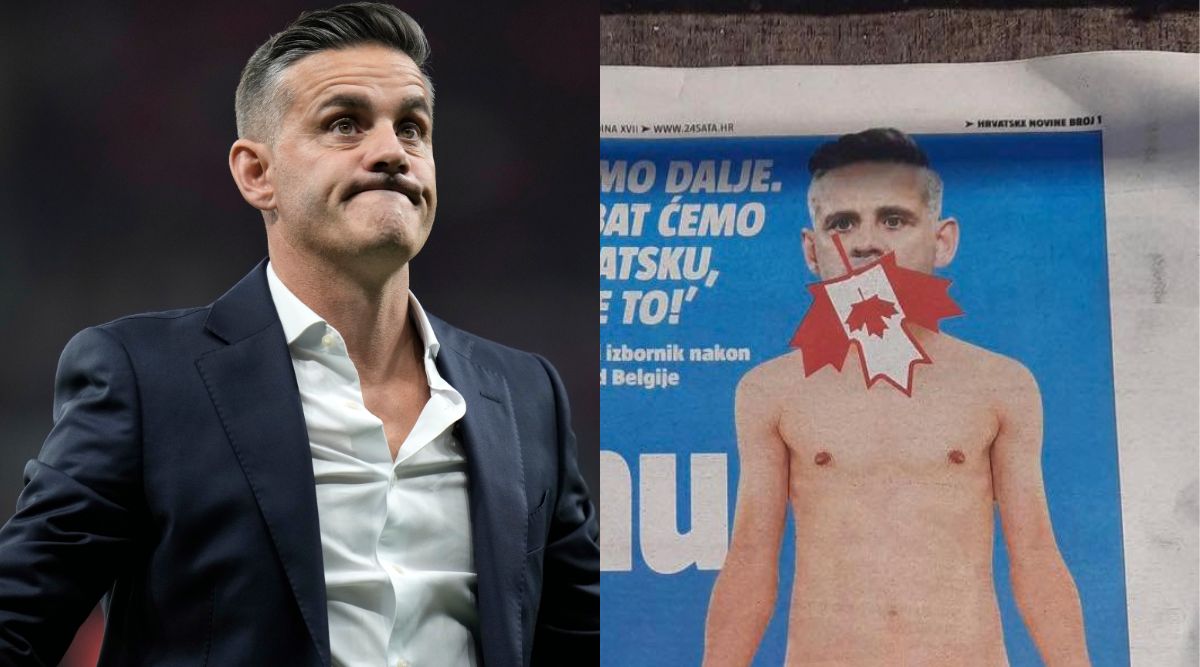 Croatian tabloid mocks Canadian coach John Herdman with naked image ...