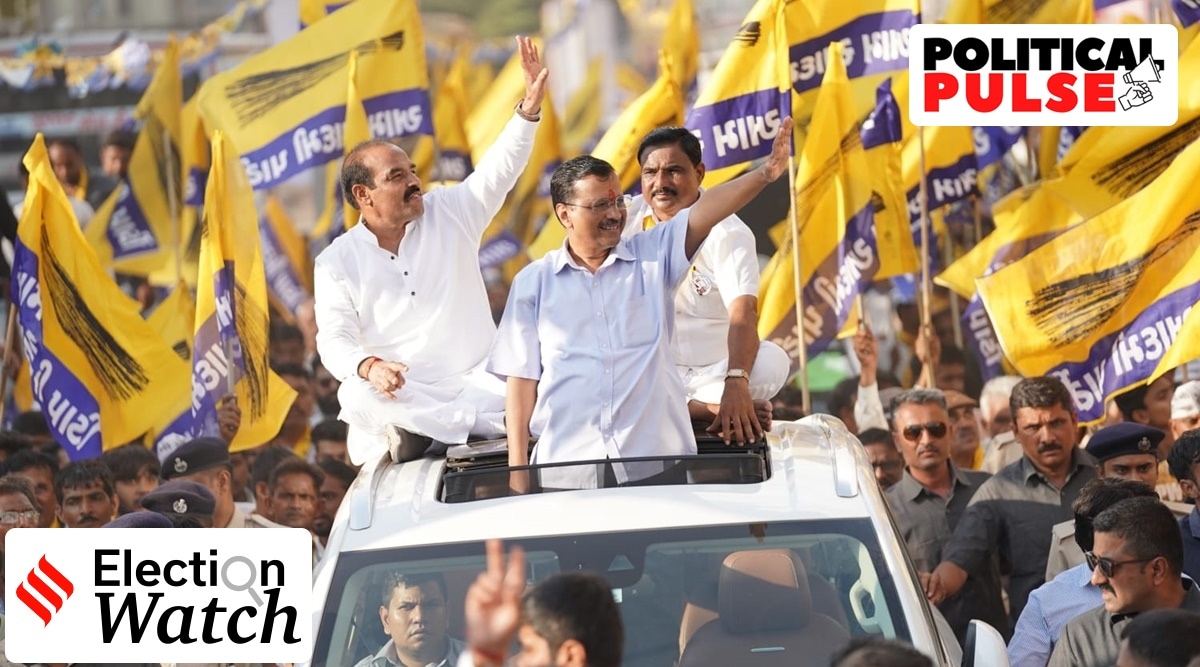 5 days, 11 roadshows: Kejriwal leads AAP push in Saurashtra, Kutch ... 5 days, 11 roadshows: Kejriwal leads AAP push in Saurashtra, Kutch ...