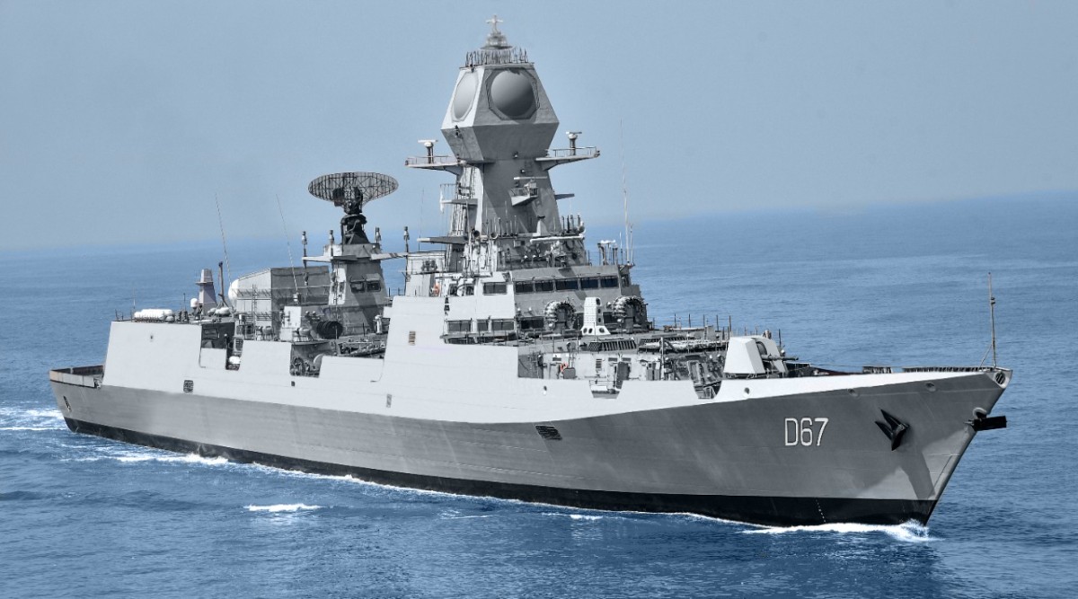Second stealth-guided missile destroyer under Project 15B delivered to ...