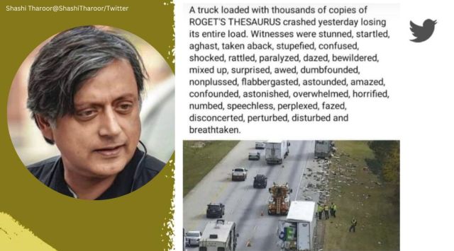 Crash of truck loaded with thesaurus copies: Here’s how Tharoor leaves ...